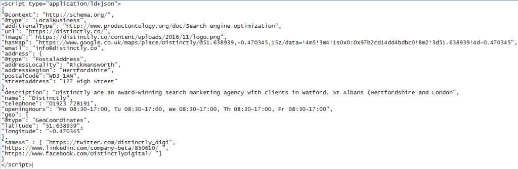 How to create Local Business schema markup for your website | Distinctly